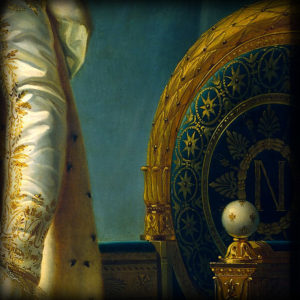Ingelijst: Napoleon in kroningsgewaad (1805)